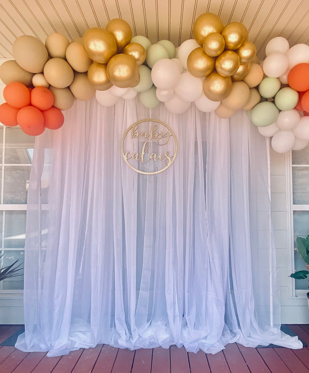 White Sheer Backdrop Rental – Homeward Bound by Macy